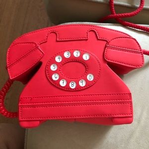Zara | Accessories | Zara Girls Red Telephone Bag | Poshmark